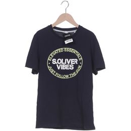 s.Oliver Herren T-Shirt, marineblau, Gr. 46