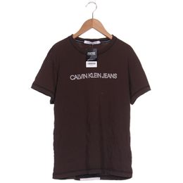 Calvin Klein Jeans Herren T-Shirt, braun, Gr. 48