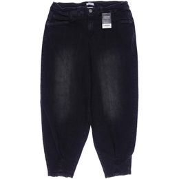 sheego Damen Jeans, schwarz, Gr. 46