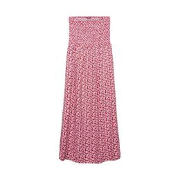 Esprit Strandkleid Tube-Kleid in Midilänge mit gesmokten Details