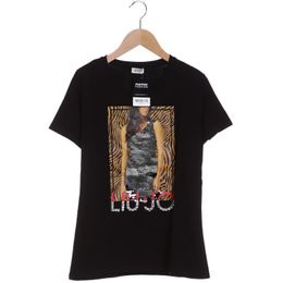 Liu Jo Damen T-Shirt, schwarz, Gr. 38