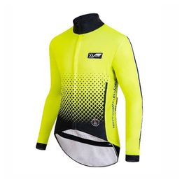 prolog cycling wear Funktionsjacke Fahrradjacke Herren Softshell „Safety Jacket Zero Wind & Water“