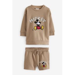 next Shirt & Shorts Mickey Sweatshirt und Shorts im Set (2-tlg)