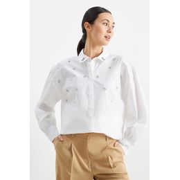 C&A Bluse mit Strasssteinen