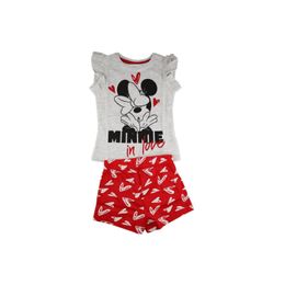 Disney Minnie Mouse Schlafanzug Minnie in Love Kinder Pyjama Gr