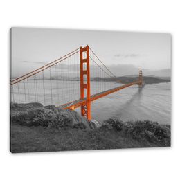 Pixxprint Leinwandbild Golden Gate Bridge San Francisco