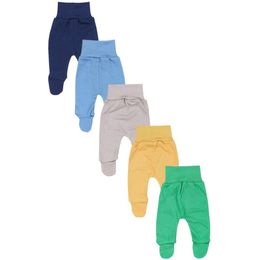 TupTam Schlupfhose TupTam Baby Unisex Hose mit Fuß Bunte 5er Pack