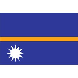 flaggenmeer Flagge Nauru 80 g/m²