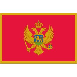 flaggenmeer Flagge Montenegro 80 g/m²