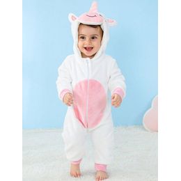 DEBAIJIA Pyjama DEBAIJIA Winter Baby 0-24M Tier Strampler Mädchen Junge Süß Pyjama