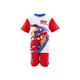 Disney Cars Schlafanzug Lightning McQueen (2 tlg) Jungen Pyjama Set kurz Gr. 98-128 cm