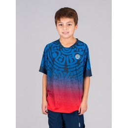 BIDI BADU Tennisshirt Colortwist Tennis Shirt für Jungs in blau