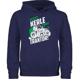 Shirtracer Hoodie Echte Kerle fahren Traktor