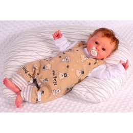 La Bortini Strampler Baby Strampler doppelseitig und Shirt Set 44 50 56 62 68 Anzug