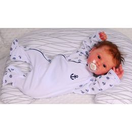La Bortini Strampler Strampler Schlafoverall Baby Overall 50 56 62 68 74 80 86 Schlafanzug aus reiner Baumwolle