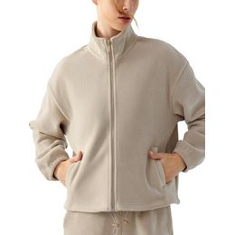 FIDDY Yoga & Relax Shirt Damen-Yoga-Sportmantel aus Grain-Fleece