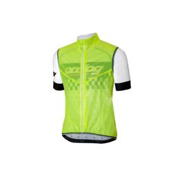 prolog cycling wear Regenjacke Fahrradweste Regenweste Herren „Race fit Zero Wind & Ware Yellow“