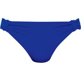 Rosa Faia Shiny Basics Bikini-Slip "Pia", Zierschlaufen, für Damen, blau, 38