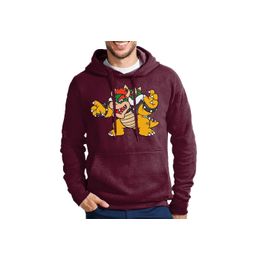 Blondie & Brownie Blondie & Brownie Hoodie Herren Bowser Mario Yoshi Luigi Game Gamer Gaming Konsole Retro mit Kapuze