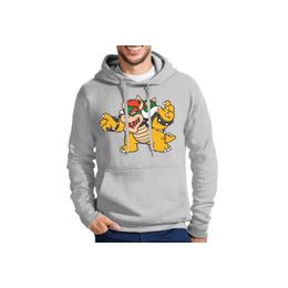 Blondie & Brownie Blondie & Brownie Hoodie Herren Bowser Mario Yoshi Luigi Game Gamer Gaming Konsole Retro mit Kapuze