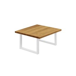 LAMO Manufaktur Esstisch Loft Küchentisch Tischplatte Massivholz inkl. Metallgestell (1 Tisch)