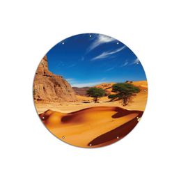 Wallario Sichtschutzzaunmatten In der Wüste Sahara