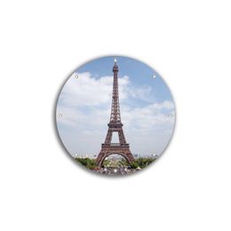 Wallario Sichtschutzzaunmatten Eiffelturm in Paris