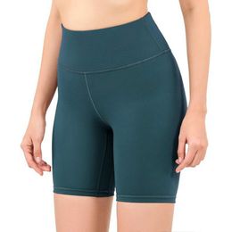 ZWY 2-in-1-Hose Damen Sport Shorts mit Taschen Blickdichte Gym Biker Shorts Leggings