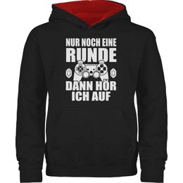 Shirtracer Hoodie Nur noch eine Runde dann hör ich auf Statement Sprüche Kinder