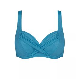 Triumph - Bikini Top mit Bügel - Blue 38C - Venus Elegance - Bademode für Frauen