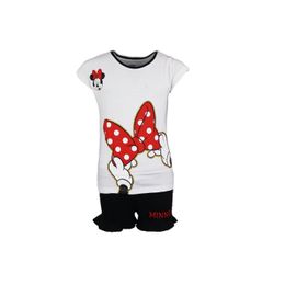 Disney Minnie Mouse Schlafanzug Minnie Maus Mädchen kurzarm Pyjama Gr. 134 bis 164