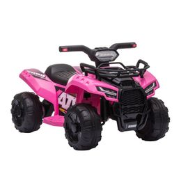 HOMCOM Mini Elektro-Quad Kinder Elektro ATV Kinderwagen Kinderauto Rosa