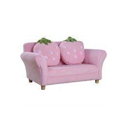 HOMCOM Kindersofa Kindersessel Sofa Couch Kinder Stuhl Kinderzimmer Softsofa Doppelsofa Einzelsofa(E