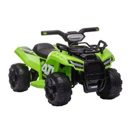 HOMCOM Mini Elektro-Quad Kinder Elektro ATV Kinderwagen LED Frontlicht Kinderfahrzeug Kindermotorrad