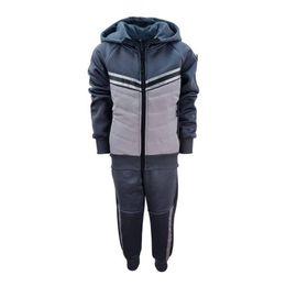 Hessis Jogginganzug Gefütterter Jungen/Mädchen Trainingsanzug Freizeitanzug JF572 (Set