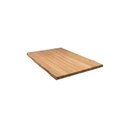 Rikmani Tischplatte Massivholzplatte Eiche Naturholz Esstisch Schreibtisch Arbeitsplatte Küche Eichenplatte Massiv Holzbrett Schreibtischplatte Holzplatte