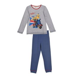 Minions Schlafanzug Kinder Jungen Pyjama langarm Nachtwäsche (2 tlg)