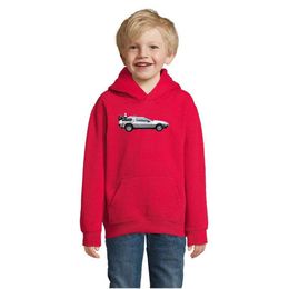 Blondie & Brownie Blondie & Brownie Hoodie Kinder Jungen & Mädchen Delorean Auto Zukunftsreise Zeitmaschine mit Kapuze