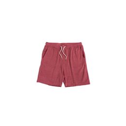 Harmony Shorts Harmony Herren Frottee-Shorts weiche kurze Hose mit Seitentaschen Pierino Shorts Chill-Hose Rot