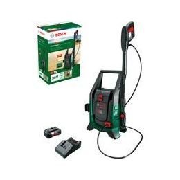 Bosch Akku-Hochdruckreiniger UniversalAquatak 36V-100, 36Volt grün/schwarz, Li-Ionen Akku 4,0Ah, POWER FOR ALL Arbeitsdruck max.: 100 bar Fördermenge: 186 l/h Gewicht: 4,6 kg