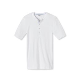 Schiesser Revival Unterhemd Karl-Heinz Button Shirt Knopfleiste mit Perlmuttknöpfen