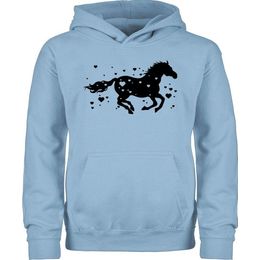 Shirtracer Hoodie Pferde Reiten Laufendes Pferd Pferd