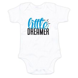 G-graphics Kurzarmbody Little dreamer Baby Body mit Spruch / Sprüche / Print / Motiv