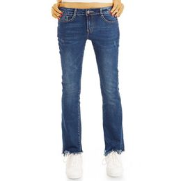 be styled 7/8-Jeans 7/8 Jeans medium waist Hose mit ausgefranster Saum