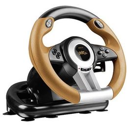 Speed-Link SpeedLink DRIFT O.Z. Racing Wheel Lenkrad USB PC Schwarz, Orange inkl. Pedale