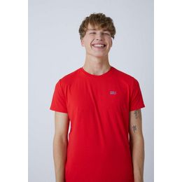 SPORTKIND Funktionsshirt Tennis T-Shirt Rundhals Herren & Jungen rot