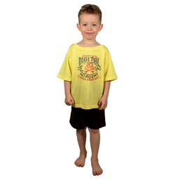 Moonline Shorty Kinder Schlafanzug Shortys Kurzarm Pyjama Nachthemden (1 tlg) Baumwolle