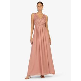 Kraimod Abendkleid mit Mesh und Spitze