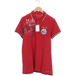 CAMP DAVID Herren Poloshirt, rot, Gr. 52