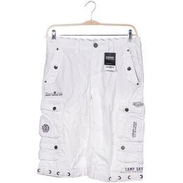 CAMP DAVID Herren Shorts, weiß, Gr. 48